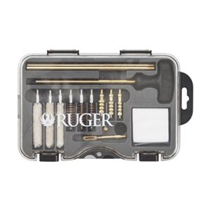 allen company ruger rifle & shotgun cleaning kit - multi-caliber complete gun cleaning kit - gun accessories, gray