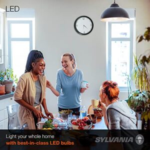 SYLVANIA LED A19 Light Bulb, 60W Equivalent, Efficient 8.5W, Frosted, 5000K, Daylight - (79284), 4 Count (Pack of 1)