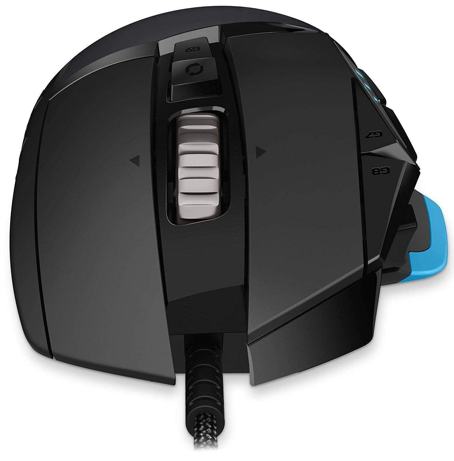 Logitech G502 Proteus Spectrum RGB Tunable Gaming Mouse, 12,000 DPI On-The-Fly DPI Shifting, Personalized Weight and Balance Tuning with (5) 3.6g Weights, 11 Programmable Buttons