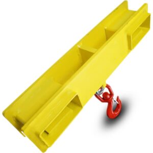 Titan Attachments Forklift Lifting Hoist 4000 lb. Capacity Single Hook HD