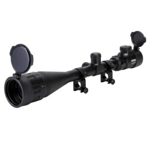 pinty 6-24x50 ao rifle scope rangefinder illuminated optics with free mount