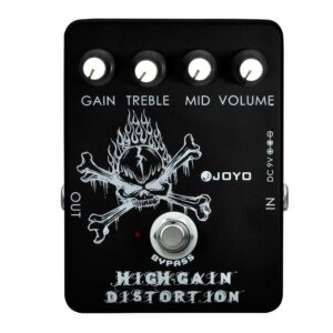 Joyo JF-04 High Gain Distortion, Guitar FX Pedal with Mid EQ