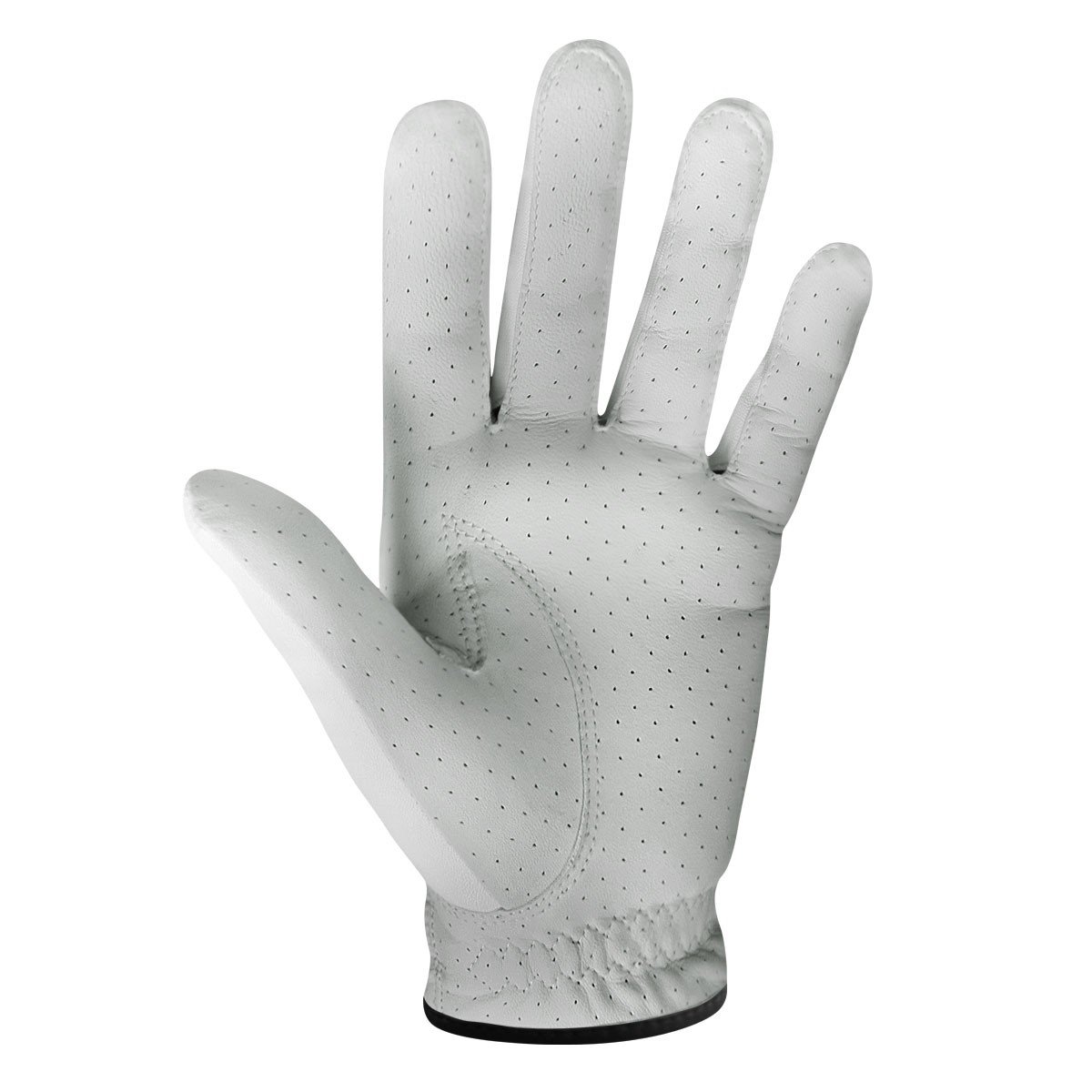 Powerbilt TPS Cabretta Tour Golf Glove for Women, Left Hand, Small, White (for Right-Handed Golfer)