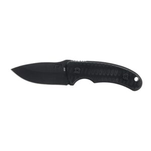 schrade delta class wolverine mini fixed blade with 65mn high carbon stainless steel for outdoor survival