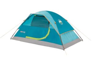 coleman kids wonder lake tent, 2-person glow-in-the-dark tent for campsite, backyard, or indoor use, sets up in about 10 minutes, rainfly included