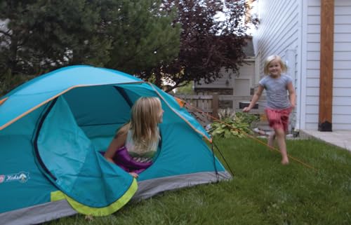 Coleman Kids Wonder Lake Tent, 2-Person Glow-In-The-Dark Tent for Campsite, Backyard, or Indoor Use, Sets Up in About 10 Minutes, Rainfly Included