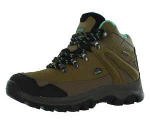 pacific trail rainier jr hiking boots kids shoe size 1.5, color: beige/khaki