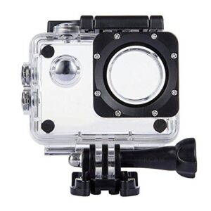 tekcam action camera waterproof housing case compatible with akaso ek7000 v50 elite/apexcam/remali capturecam/vemont action camera replacement waterproof protective housing underwater diving shell