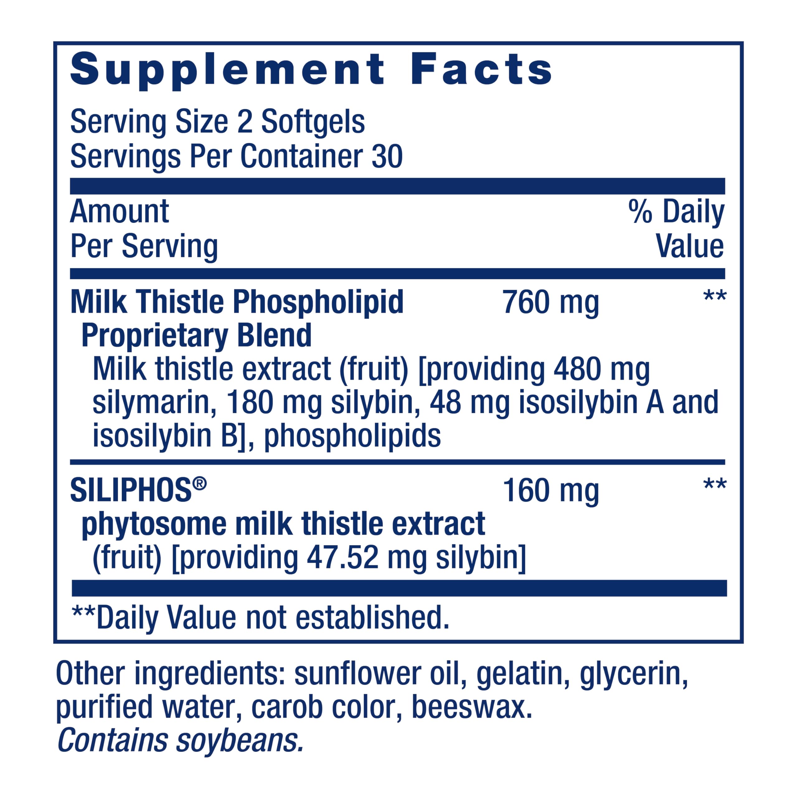 Life Extension Advanced Milk Thistle, silymarin, silybin, phospholipids, promotes healthy liver function, gluten-free, non-GMO, 60 softgels