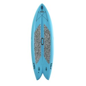 lifetime freestyle hard shell paddleboard with paddle, 9'8"/x-large, glacier blue