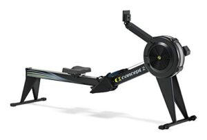 concept2 rowerg indoor rowing machine with tall legs - pm5 monitor, device holder, adjustable air resistance, easy storage