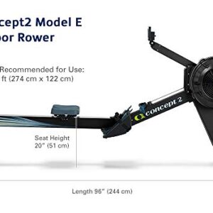 Concept2 RowErg Indoor Rowing Machine with Tall Legs - PM5 Monitor, Device Holder, Adjustable Air Resistance, Easy Storage