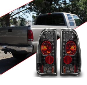 winjet tail lights for 1997-2003 ford f-series f150 (fits styleside models only),2004 f150 heritage, 1999 2000 2001 2002 2003 2004 2005 2006 2007 f250 f350 f450 f550 super duty pickup truck taillights