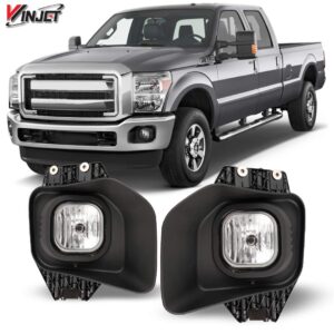 winjet wj30-0397-09 oem series for [2011-2015 ford f-series super duty] driving fog lights + switch + wiring kit