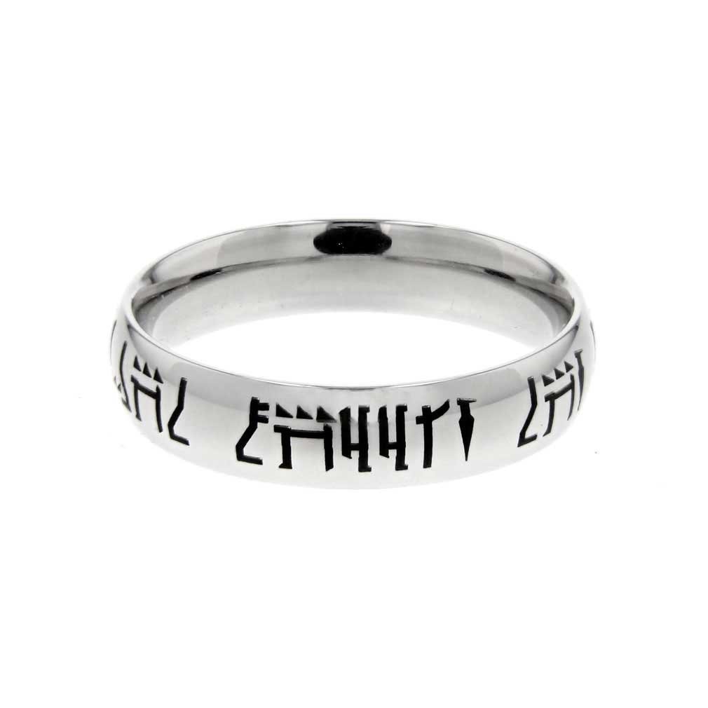 LDS CTR Ring - Mandalorian Choose the Right Ring - Narrow (10)