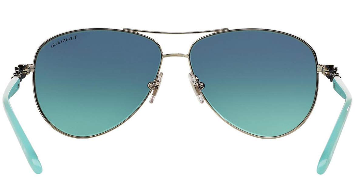 Tiffany TF3049B - 6001-9S Silver TF3049B Pilot Sunglasses Size 58mm