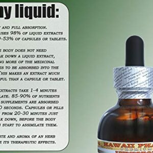 HawaiiPharm California Poppy Alcohol-Free Liquid Extract, Nervous System Calming and Support. Glycerite 2 fl.oz