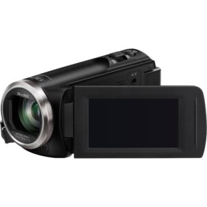 Panasonic Full HD Video Camera Camcorder HC-V180K, 50X Optical Zoom, 1/5.8-Inch BSI Sensor, Touch Enabled 2.7-Inch LCD Display (Black)