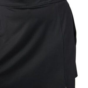 Callaway Women's 17" Opti-Dri Solid Golf Skort With Stretch Fabric and TrueSculpt Slimming Technology, Caviar, Medium