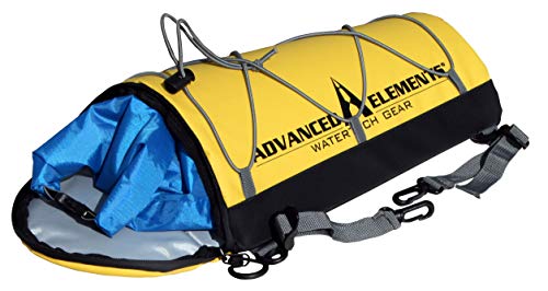 Advanced Elements QuickDraw Deck Bag - AE3501 Kayak Storage Drybag - Universal fit Kayak Storage - 7 Liters - Yellow