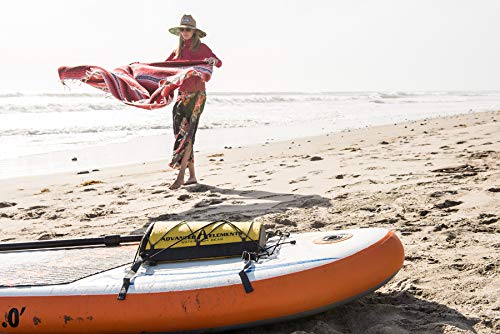 Advanced Elements QuickDraw Deck Bag - AE3501 Kayak Storage Drybag - Universal fit Kayak Storage - 7 Liters - Yellow