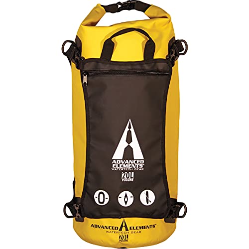 Advanced Elements 20L Dry Bag, Yellow, 20 L