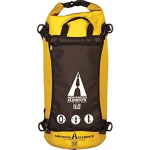 advanced elements 20l dry bag, yellow, 20 l