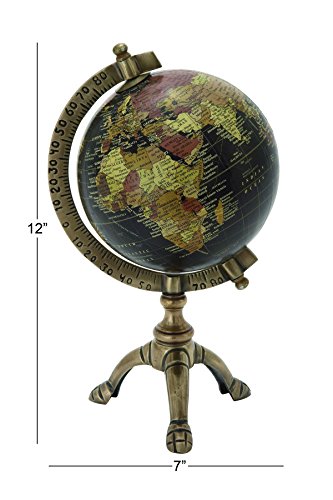 Deco 79 Globe, SMALL SIZE, Brown