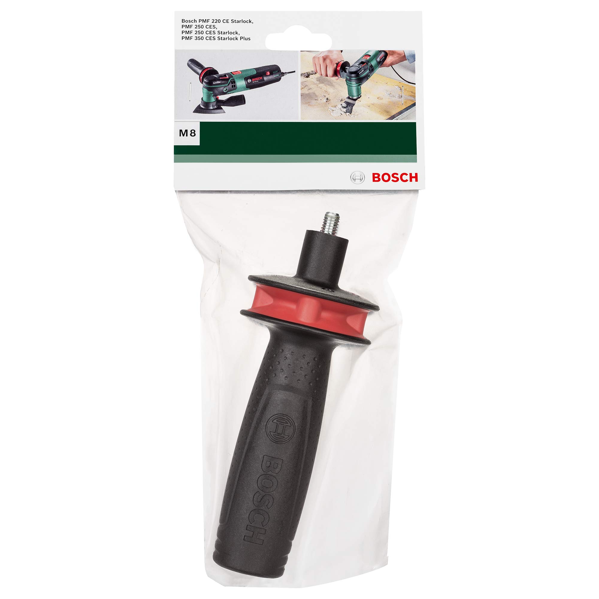 Bosch Professional 2609256D59 Handle with Vibration Control M8, Black