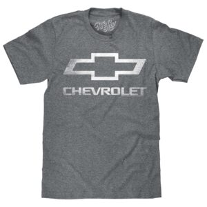 Chevrolet Logo T-Shirt Soft Touch Fabric-Large Graphite Heather