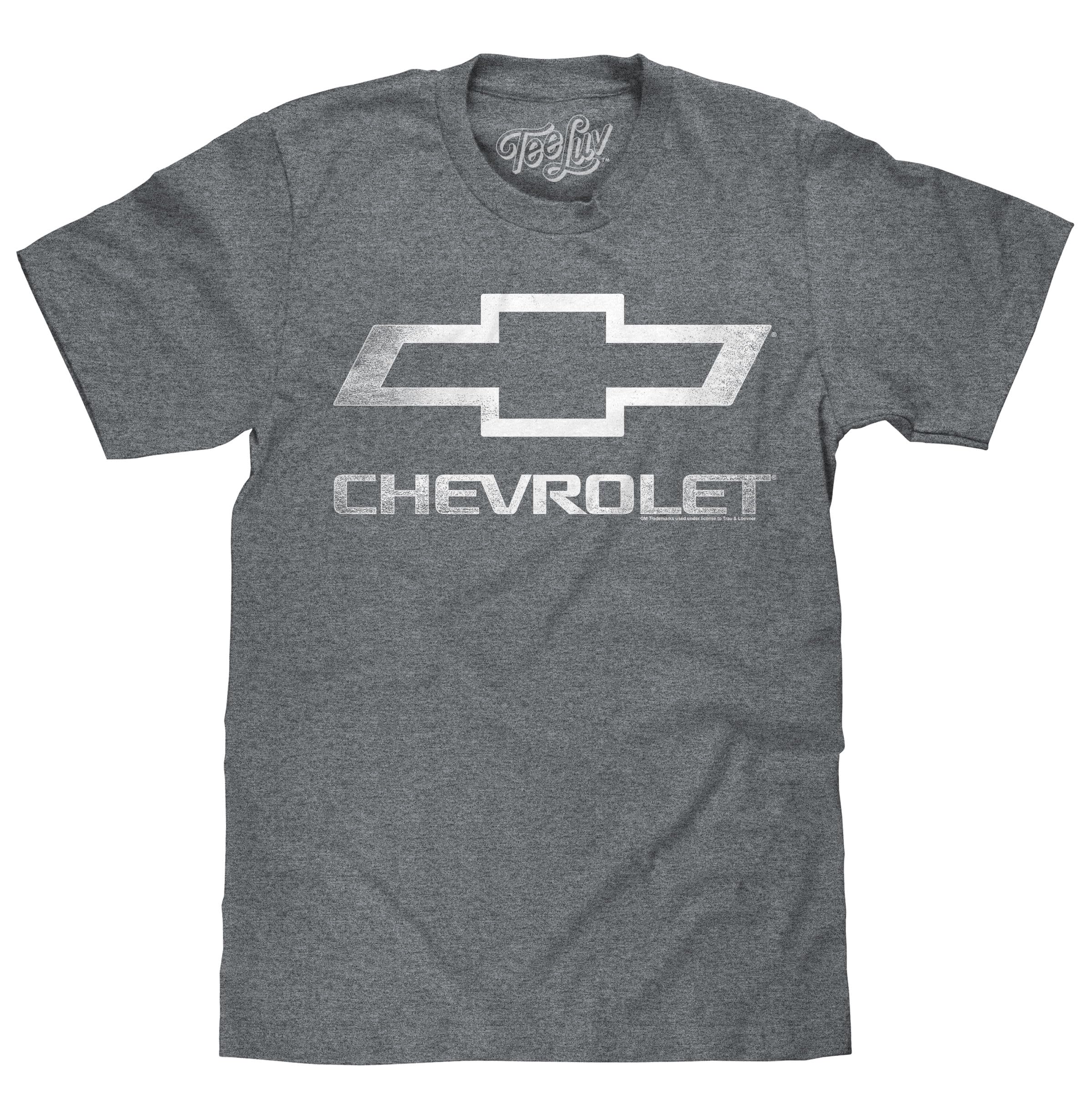 Chevrolet Logo T-Shirt Soft Touch Fabric-Large Graphite Heather