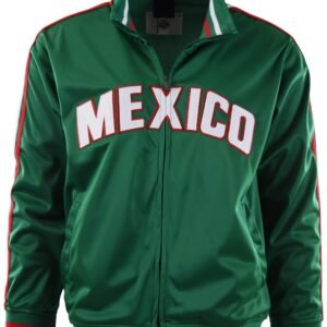 ChoiceApparel Men's Mexico Track Jacket (XL, Green)