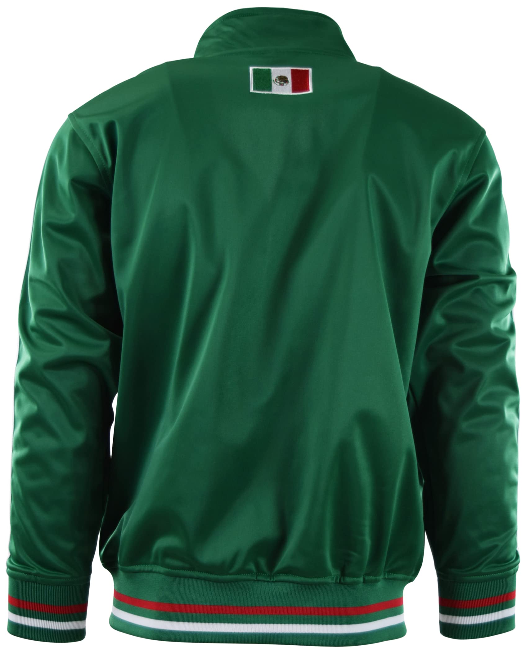 ChoiceApparel Men's Mexico Track Jacket (XL, Green)