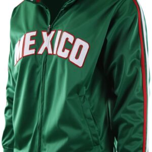 ChoiceApparel Men's Mexico Track Jacket (XL, Green)