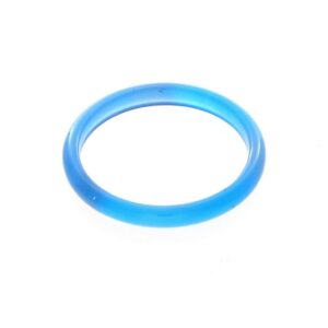 nostrand 3mm blue agate gemstone plain band ring (4)