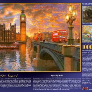 Ravensburger London - Westminster Sunset, 1000pc Jigsaw Puzzle