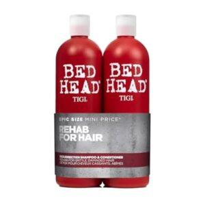 tigi bed head urban anti+dotes resurrection shampoo & conditioner damage level 3, 25.36 ounce(pack of 2)