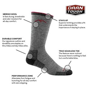 Darn Tough (Style 1403) Men's Hiker Hike/Trek Sock - Charcoal, Large