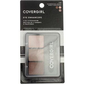 covergirl eye enhancers quick-kit-trio shadow 110 shimmering sands, 0.14 ounce