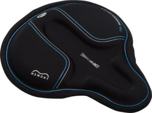 bell coosh 750 memory foam cruiser seat pad, black