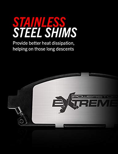 Power Stop K6560-36 Z36 Truck & Tow Front and Rear Brake Kit For Escalade Silverado 1500 Suburban Sierra 1500 Yukon (6 Lug)