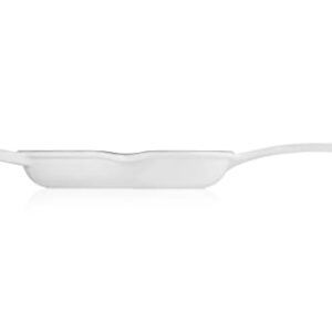 Le Creuset Enameled Cast Iron Signature Iron Handle Skillet, 9" (1-3/8 qt.), White