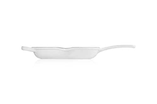 Le Creuset Enameled Cast Iron Signature Iron Handle Skillet, 9" (1-3/8 qt.), White