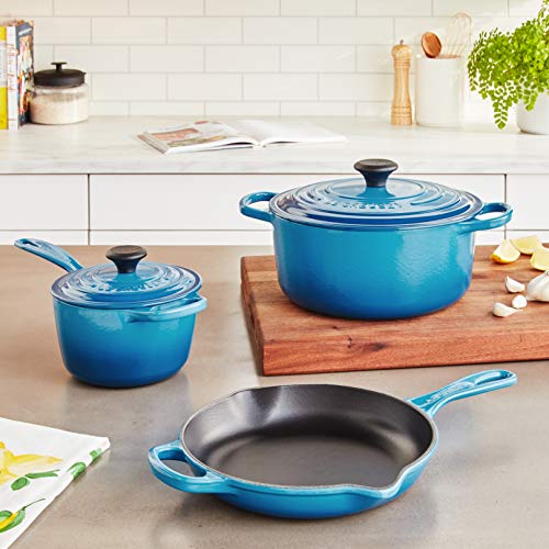 Le Creuset Enameled Cast Iron Signature Cookware Set, 5 pc. , Marseille