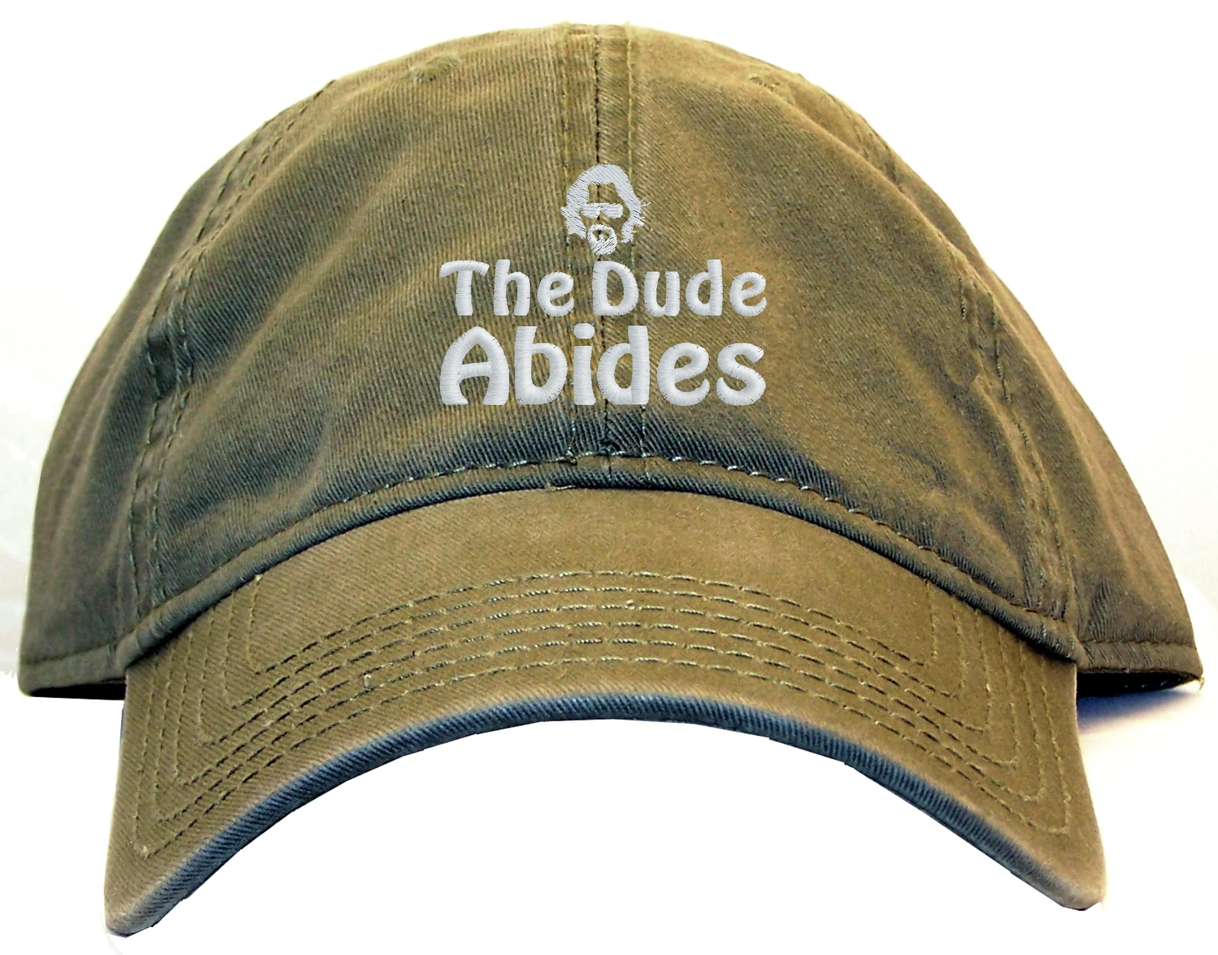 Spiffy Custom Gifts The Dude Abides Low Profile Baseball Cap Olive