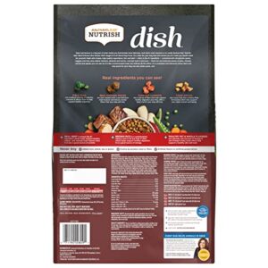 Rachael Ray Nutrish Dish Premium Natural Dry Dog Food with Added Vitamins, Minerals & Taurine, Beef & Brown Rice Recipe with Veggies, Fruit & Chicken, 23 Pound Bag