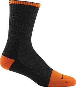 darn tough (style 2007) men's steely work sock - graphite, medium