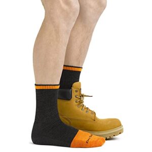 DARN TOUGH (Style 2007) Men's Steely Work Sock - Graphite, Medium