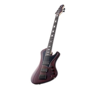 ESP EIISTREAMSL5DMRS Bass Guitar, Deep Red Metallic Satin