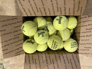 used tennis balls